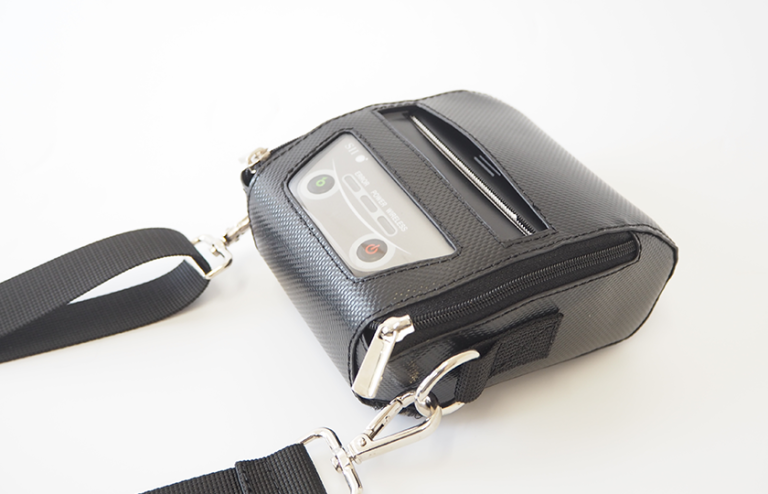 『MP-B30用モバイルプリンターケース』-雨除けシート付で持ち運び快適